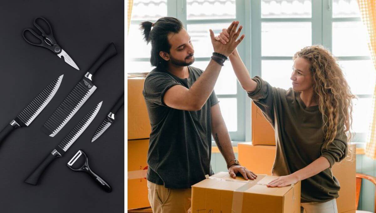 How To Pack Kitchen Knives Without Losing A Finger