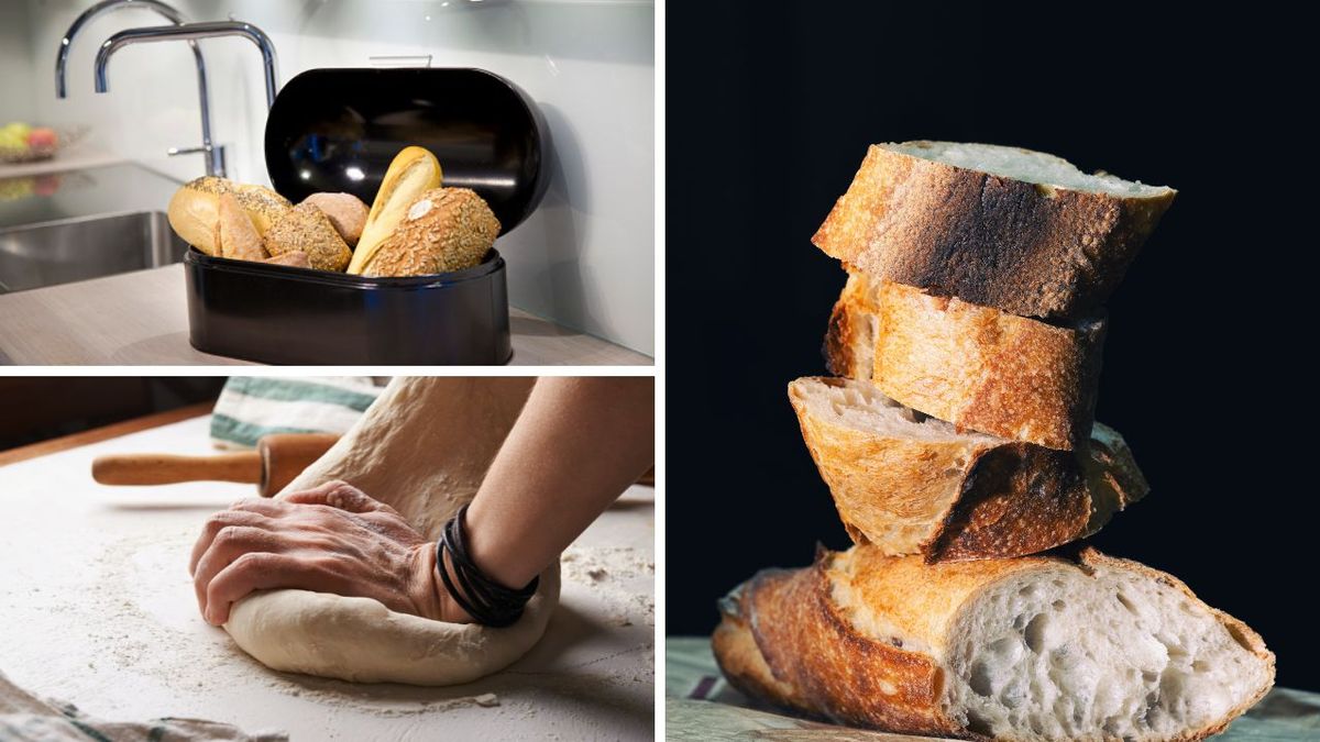 Say Goodbye To Moldy Bread With A Stylish Black Bread Box!